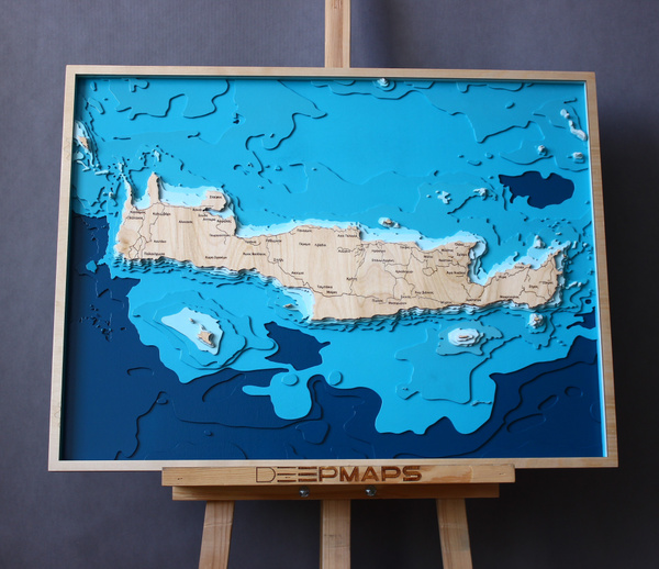 Украшение настенное интерьерное DEEPMAPS Крит - купить по доступным ценам в интернет-магазине ...
