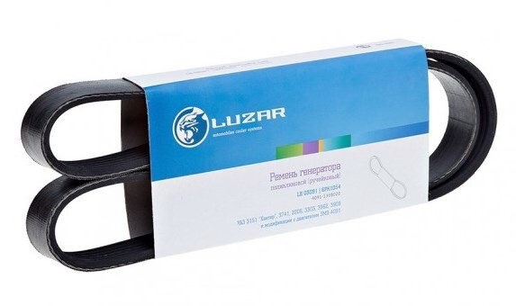Ремень генератора ВАЗ 2190, 1118 дв.21116 1,6 8кл. 6PK823 (LUZAR) - Luzar арт. LB0190 - купить ...