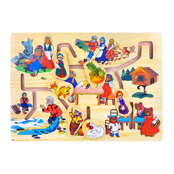 Развивающая игрушка Лабиринт для малышей "Сказки" / 229832 - купить с ...