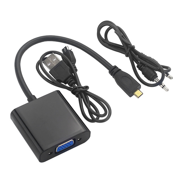 Кабель-адаптер Micro-VGA с USB для 4 купить на OZON по низкой цене ...