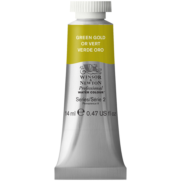Winsor&Newton Акварель художественная, 14 мл, зеленый золотой - купить ...