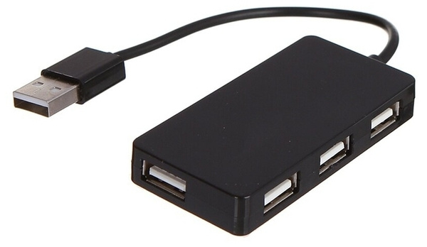 USB-концентратор Perfeo USB-HUB 4 Port, (PF-VI-H023 Black) чёрный - купить с доставкой по ...