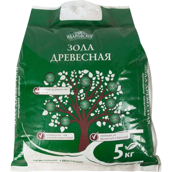 Удобрение Зола древесная 5 кг - купить с доставкой по выгодным ценам в ...