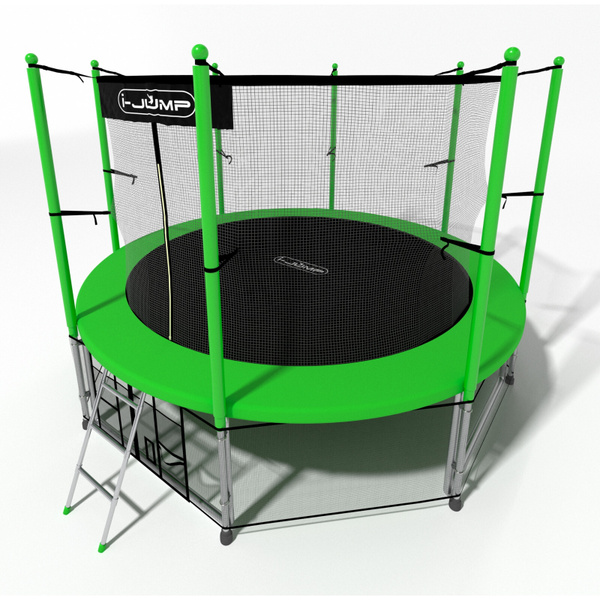 Батут каркасный i-JUMP Батут I-JUMP Classic с внутренней сеткой 8ft ...