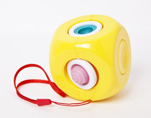 Антистрессовая игрушка Спиннер / Magic Gyro Cube yellow - купить с ...