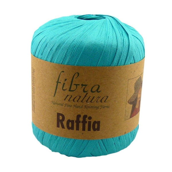 Пряжа Fibra Natura Raffia (фибра натура Рафия), 116-09 голубой, для ...