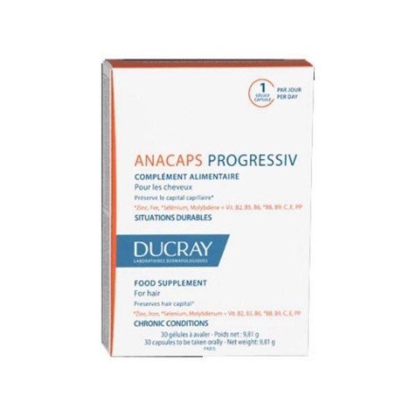 DUCRAY, Бад к пище Anacaps Progressiv, №30 - купить с доставкой по ...