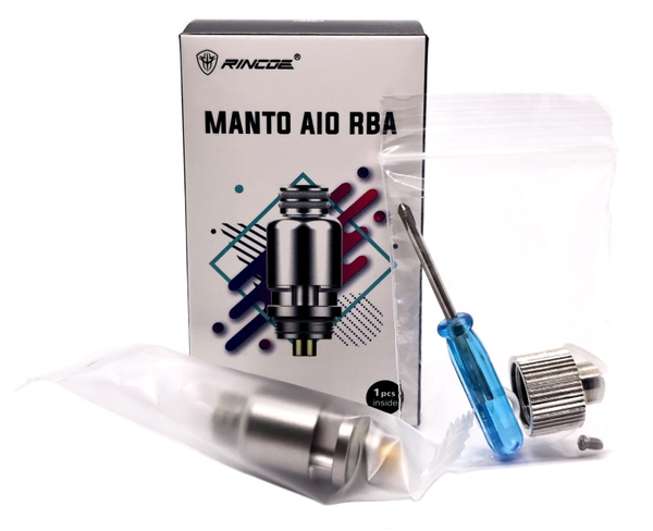 Обслуживаемая RBA база Rincoe Manto Aio 80W pod kit 1шт. (без жидкости ...