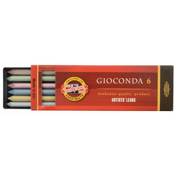 Грифели цветные для цанговых карандашей Koh-I-Noor "Gioconda", 5,6мм ...