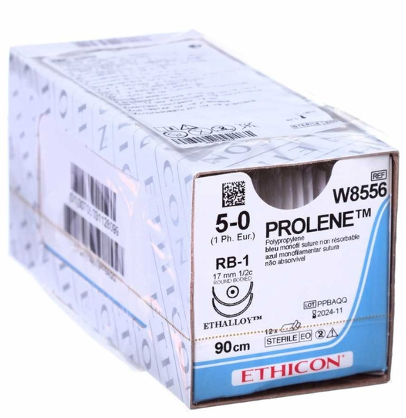 Шовный материал медицинский хирургический нерассасывающийся W8556 ...