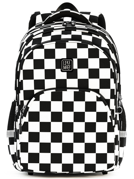 Рюкзак школьный Like Me School PLUS Клетка купить на OZON по низкой ...