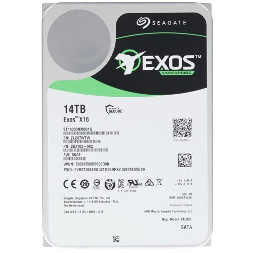 14 ТБ Внутренний жесткий диск Seagate Exos X16 ST14000NM001G ...