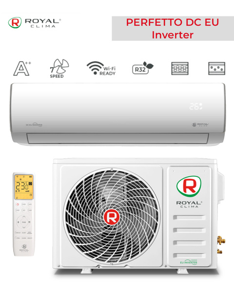 Настенный кондиционер сплит-система ROYAL Clima RCI-PF40HN, 40м2 ...