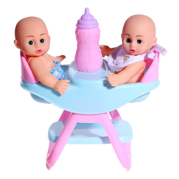 Набор пупсиков "Двойняшки" Story Game, с бутылочкой и столиком, 4 ...