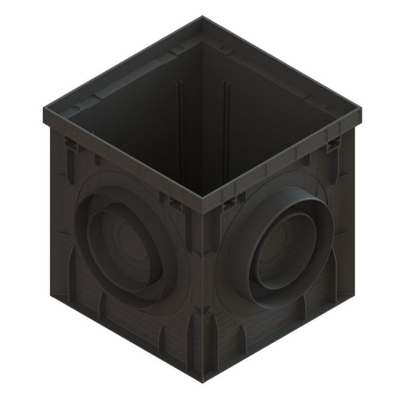 Дождеприемник пластиковый PolyMax Basic 300х300х300 мм, 8370-М черный купить на OZON по низкой ...