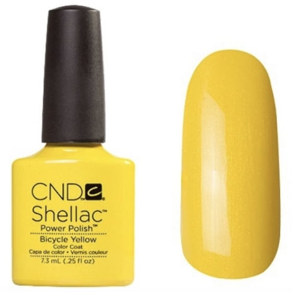 CND SHELLAC Гель лак Bicycle Yellow - купить с доставкой по выгодным ...