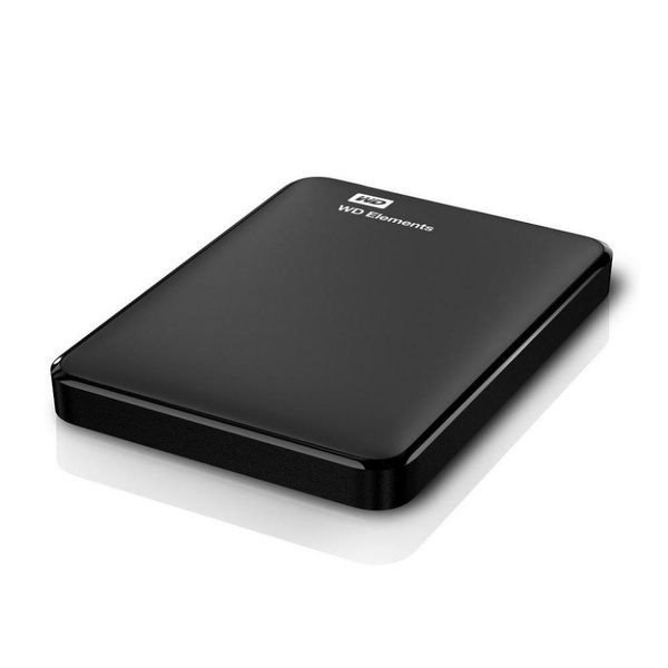 Western Digital 1 ТБ Внешний жесткий диск (WDBUZG0010BBK-WESN), черный ...
