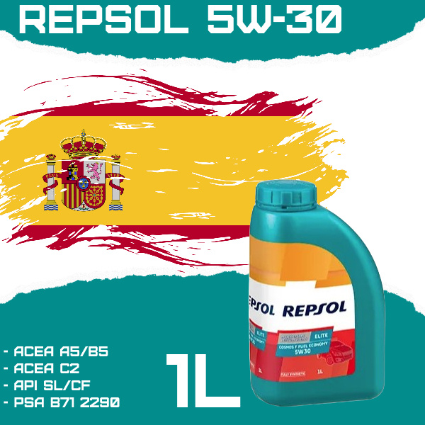Масло моторное Repsol 5W-30 Синтетическое - купить в интернет-магазине ...