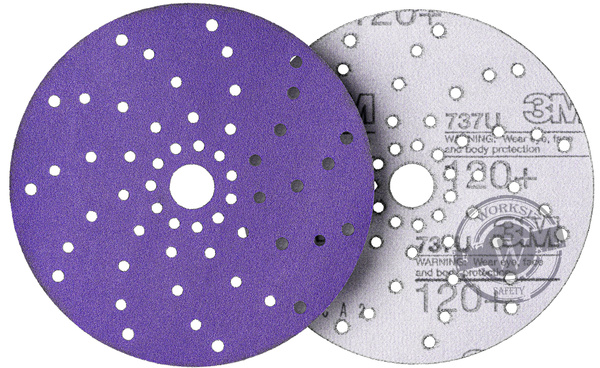 Абразивный шлифовальный круг ( наждачка ) P120+ / 150 мм 3М 51370 737U ...
