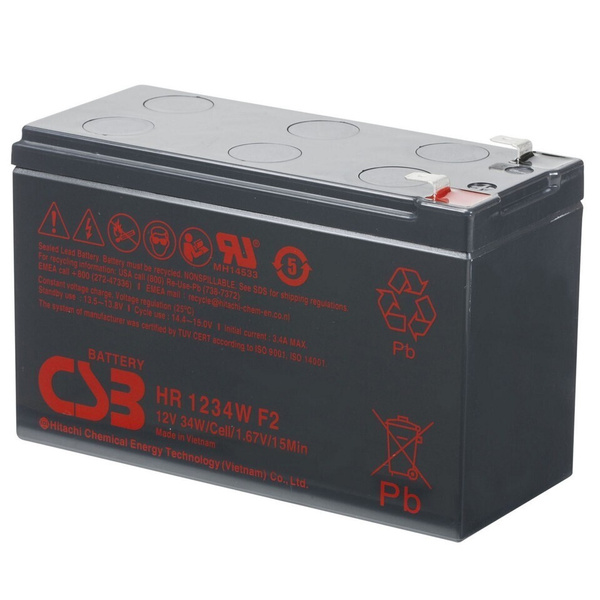 Батарея для ИБП CSB HR1234W купить по выгодной цене в интернет-магазине ...