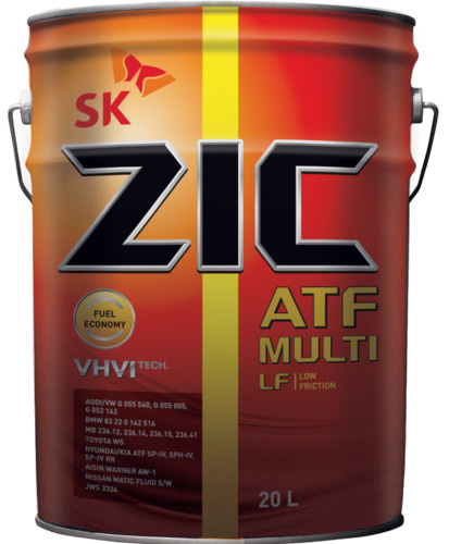 Масло трансмиссионное ZIC ATF MULTI LF 20л - купить по выгодной цене в ...