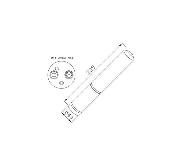 Осушитель кондиционера Mazda 3 2.0i, Mitsubishi Outlander 2.4i 06 - NRF ...