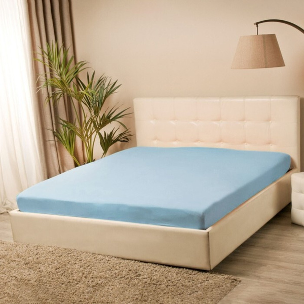 Простыня china 2178442, 90x200, голубой купить по низкой цене с ...