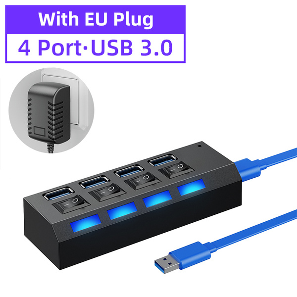 USB 3 0 HUB Multi USB Splitter 3.0 Hab Адаптер питания Несколько ...