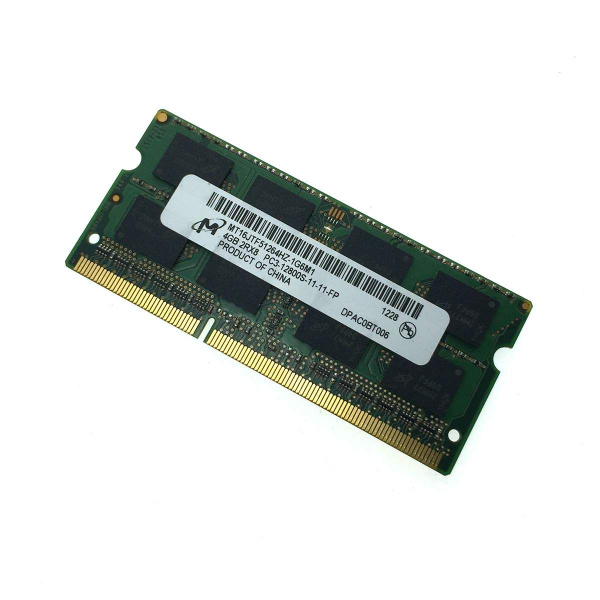 Модуль оперативной памяти Micron DDR3 SO-DIMM 4Gb 1.5V 1600Mhz для ...