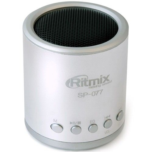 Беспроводная колонка Ritmix SP-077 питание от USB, без аккумулятора - 3 Вт, FM, плеер ...