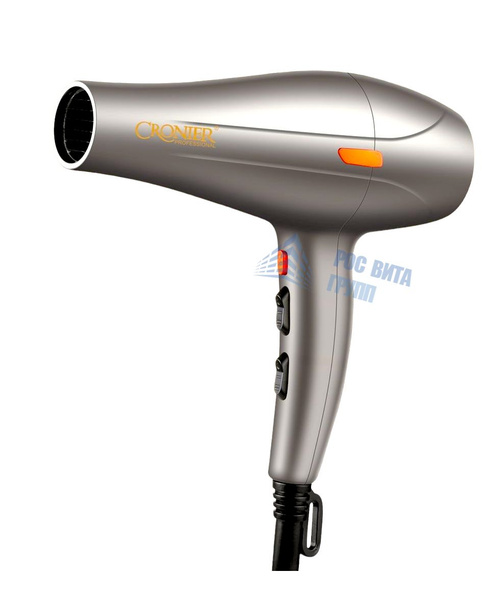 Фен для волос CRONIER CR-5599, серый металлик - купить по выгодным ценам в интернет-магазине ...