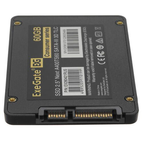 160 ГБ Внутренний SSD-диск ExeGate Next A400TS60 (EX280421RUS) - купить ...
