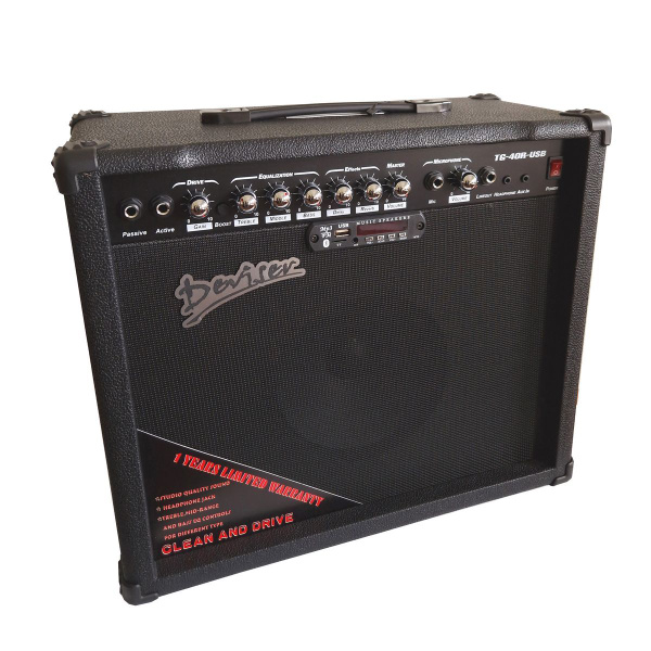 Гитарный комбоусилитель Deviser, TG-40 USB, TG-40 USB - купить в интернет-магазине OZON с ...