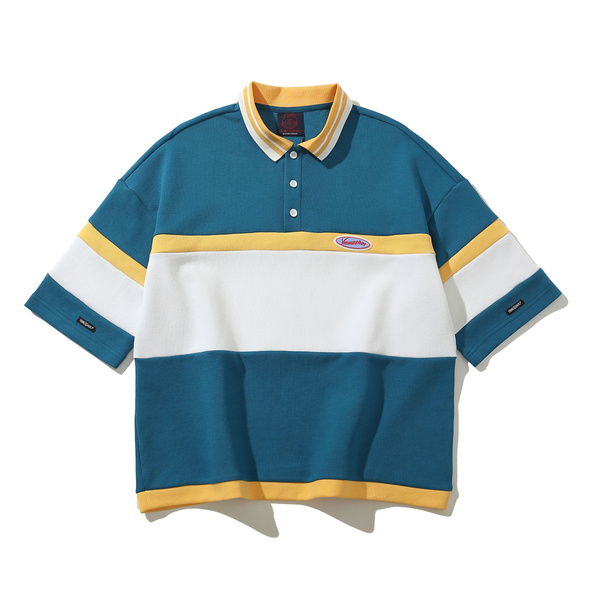 Поло YMKASHIX, размер 48, цвет белый, желтый, 65%/35% - купить по выгодной цене в интернет ...