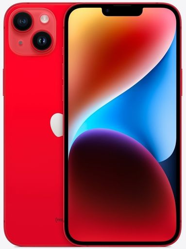 Смартфон Apple iPhone 14 Plus Dual SIM 256 ГБ 6 ГБ Красный OLED/AMOLED ...