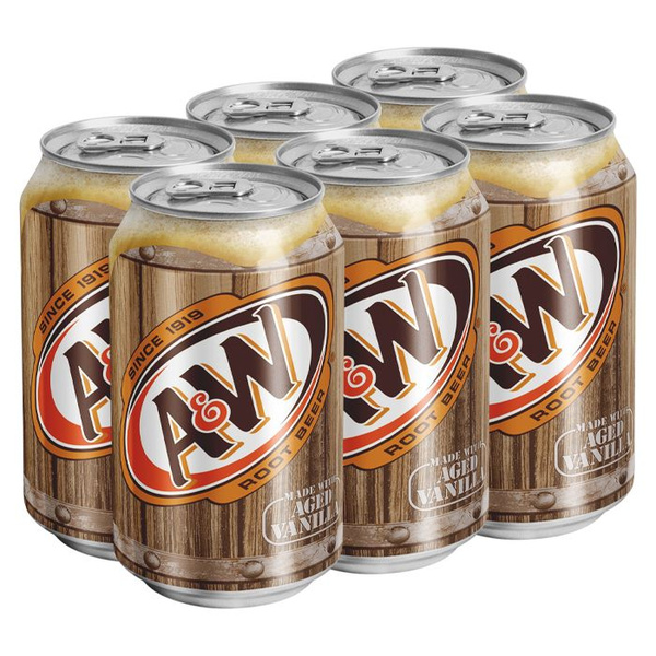 Газированный напиток A&W Root Beer (безалкогольное корневое пиво) (США ...