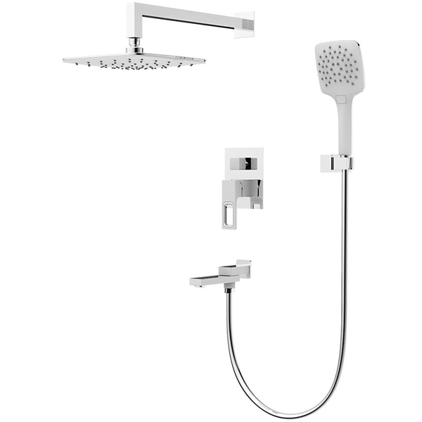 Встраиваемый душевой комплект скрытого монтажа (смеситель с тропическим душем) Gappo G7117-8 ...