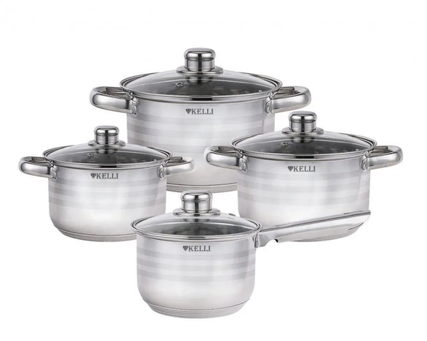 Посуда KELLI KL-4295 8пред. купить на OZON по низкой цене (1639901895)