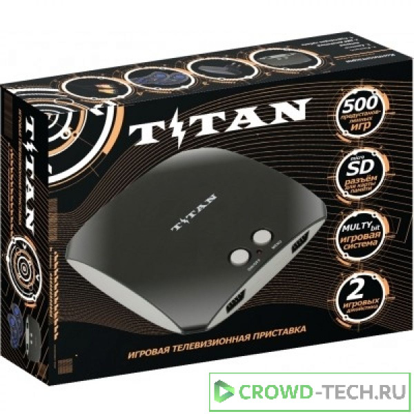 Игровая консоль Titan Magistr Titan 3 черный +контроллер в комплекте ...