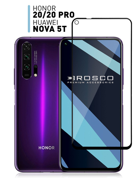 Защитное стекло для Honor 20 Pro, Honor 20 и Huawei Nova 5T (Хонор 20 ...