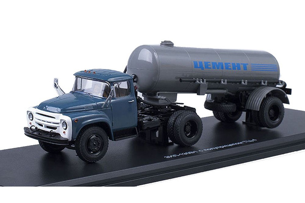 Модель коллекционная ZIL-130B1 (ussr russia) grey / ЗИL-130В1 с ...