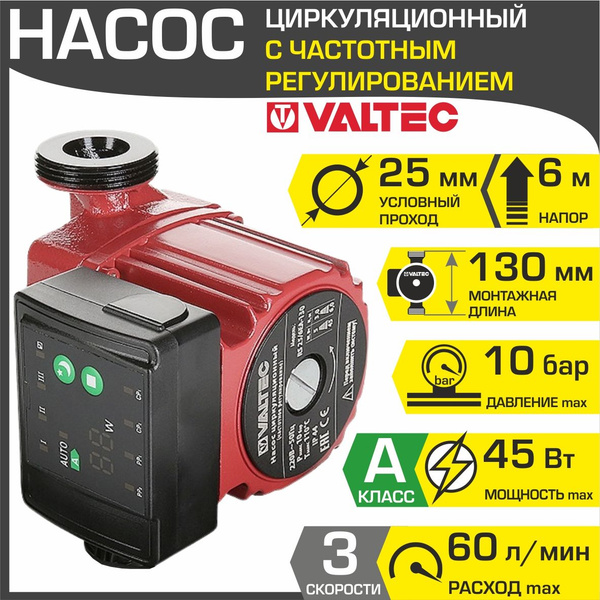 Циркуляционный насос Valtec Валтек valtek вальтек волтек валтэк вальтэк ...