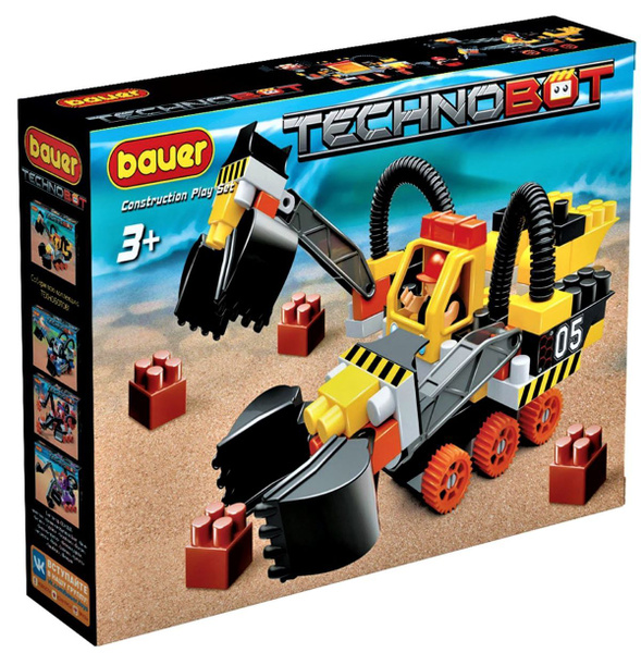 Конструктор Набор Technobot 795 с большим роботом и пилотом, 86 деталей ...