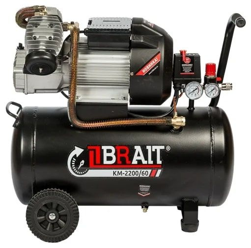 Компрессор Масляный BRAIT, 2200 Вт - купить по выгодным ценам в интернет-магазине OZON (764026588)