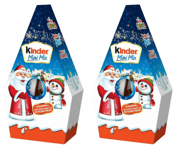 Kinder Mini Mix Новогодний Подарочный Набор со Сладостями, Мечта ...