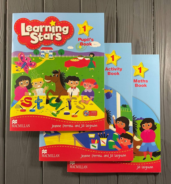 Learning Stars 1 Pupil's Book+Maths Book+Activity Book+CD диск/Jeanne ...