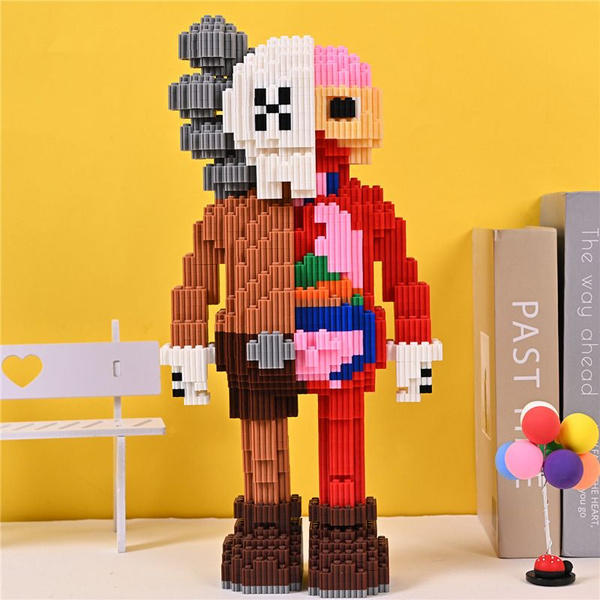 DUZ конструктор /3D KAWS игрушка-медведь, лего совместимый, 1980 детали - купить с доставкой по ...