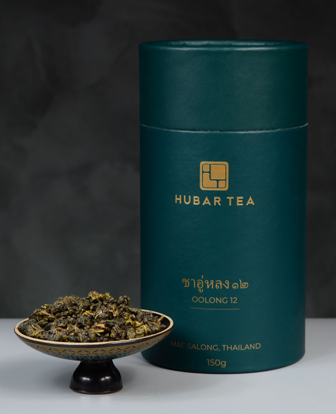 Настоящий Тайский Крупнолистовой Чай Улун 12, Hubar Tea, Рассыпной улун ...