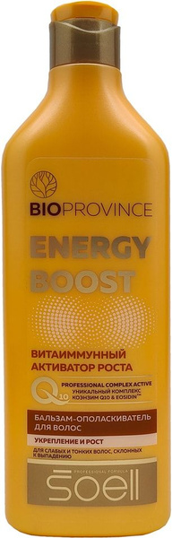 Бальзам-ополаскиватель для волос Soell BioProvince Energy Boost для ...
