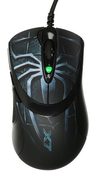 Игровая мышь проводная A4Tech Oscar Editor XL-747H BLUE SPIDER / XL ...